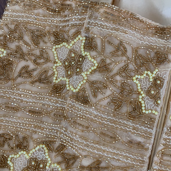 elegant fashions | Tops | Vintage Gold Beaded Top | Poshmark